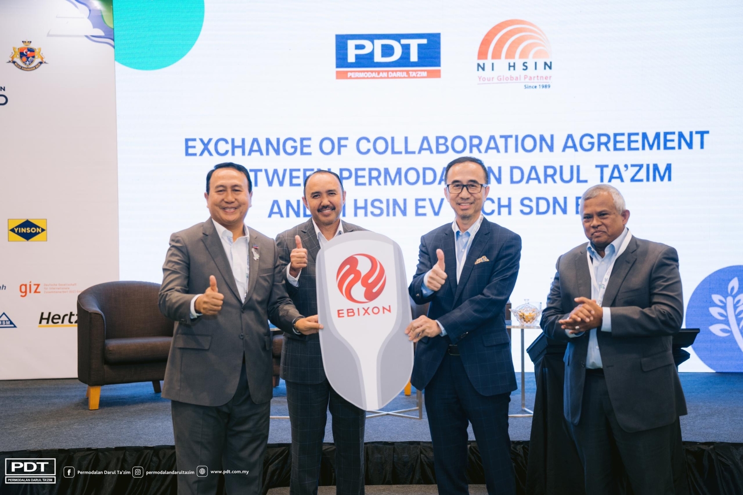 NI HSIN METERAI PERJANJIAN BERSAMA PDT PROMOSI MOTOSIKAL ELEKTRIK ...